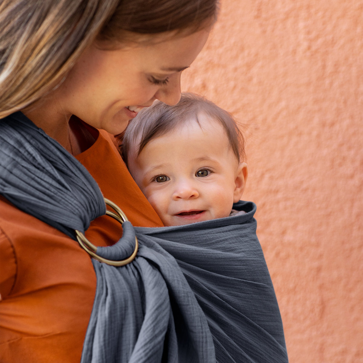 Moby Ring Sling - Flint – Moby Wrap NZ